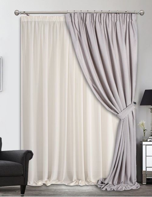Σετ Έτοιμες Ραμμένες Κουρτίνες με τρέσα | Tsarouhis Home Stores